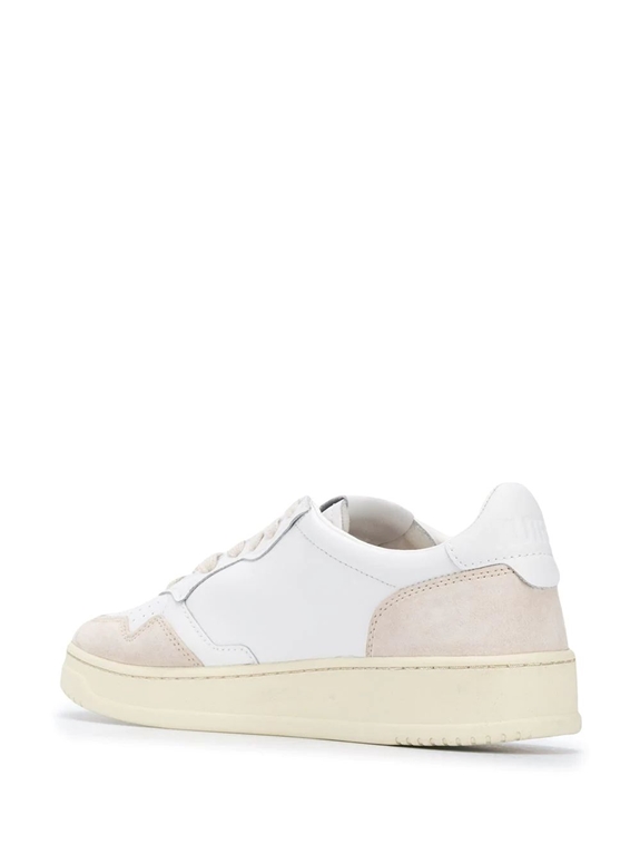 AUTRY SNEAKERS MEDALIST LOW IN PELLE E SUEDE BIANCO Autry - Scarpe ...